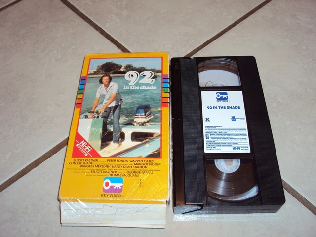 92 IN THE SHADE VHS Peter Fonda Warren Oates 1986 KEY Video **Still ...
