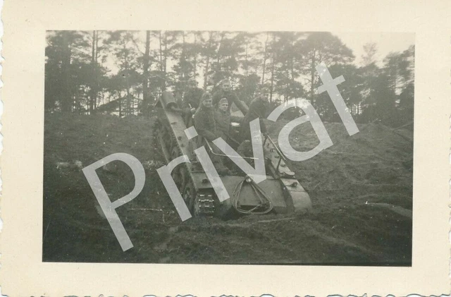 FOTO WK 2 Fahrschule tank Panzer Panzerjäger Gelände Zossen Deutschland ...