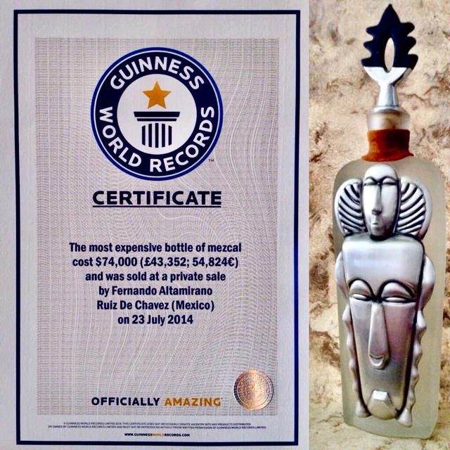 MEZCAL MESHICO, WORLDS Most Expensive Mezcal Bottle EUR 300,00 ...