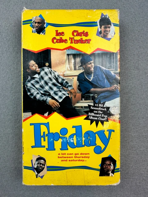 FRIDAY (VHS, 1995) w/Ice Cube_Chris Tucker £7.98 - PicClick UK