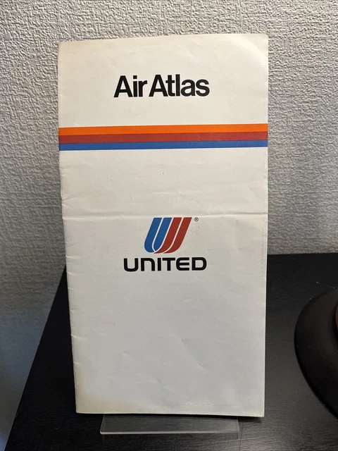 UNITED AIRLINES AIR Atlas Route Map OJ Simpson Hertz Ad 1977 Vintage £ ...