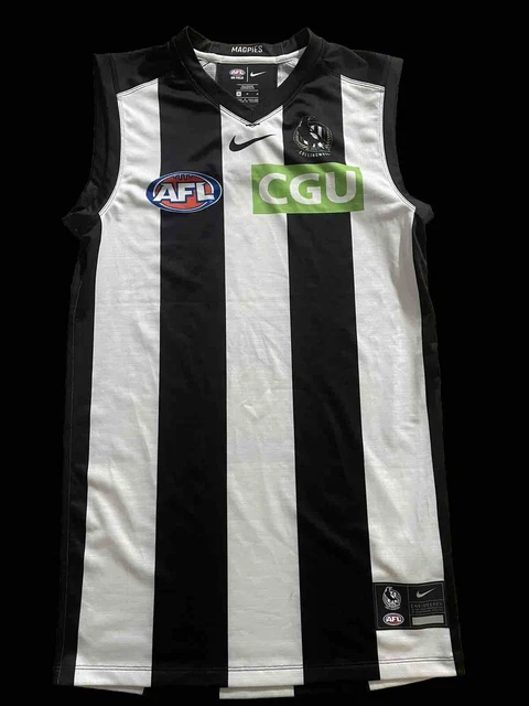 COLLINGWOOD MAGPIES AFL Nike Player Issue Jumper Gps #16 Mayne $199.00 ...