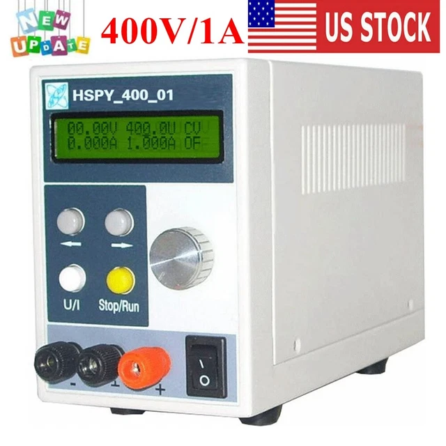 PROGRAMMABLE DC REGULATED Power Supply Digital Display Adjustable 400V ...