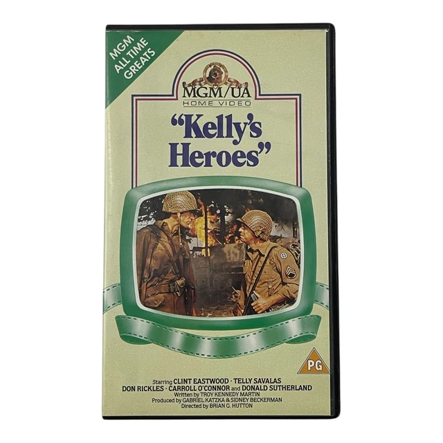KELLY'S HEROES VHS - Clint Eastwood, Telly Savalas - MGM/UA Home Video ...