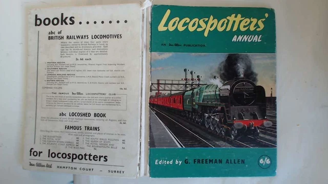 LOCOSPOTTERS ANNUAL 1958 - G. Freeman Allen 1957-01-01 Spine missing ...