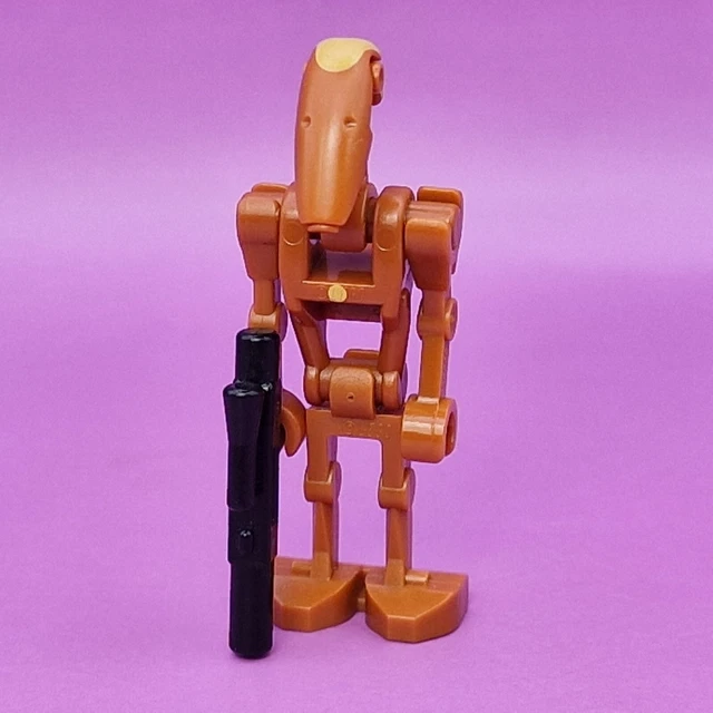 LEGO® STAR WARS Minifigures Battle Droid Commander (Dark Orange ...
