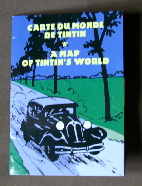 TINTIN - CARTE du monde de Tintin EUR 7,50 - PicClick FR