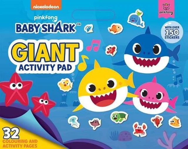 BABY SHARK GIANT Activity Pad by JESSICA MACLEISH Paperback/Softback ...