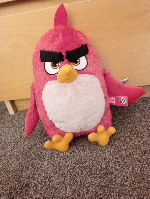 LARGE ANGRY BIRDS Movie Soft Cuddly Plush Toys 33 CM Red Bird £5.00 ...
