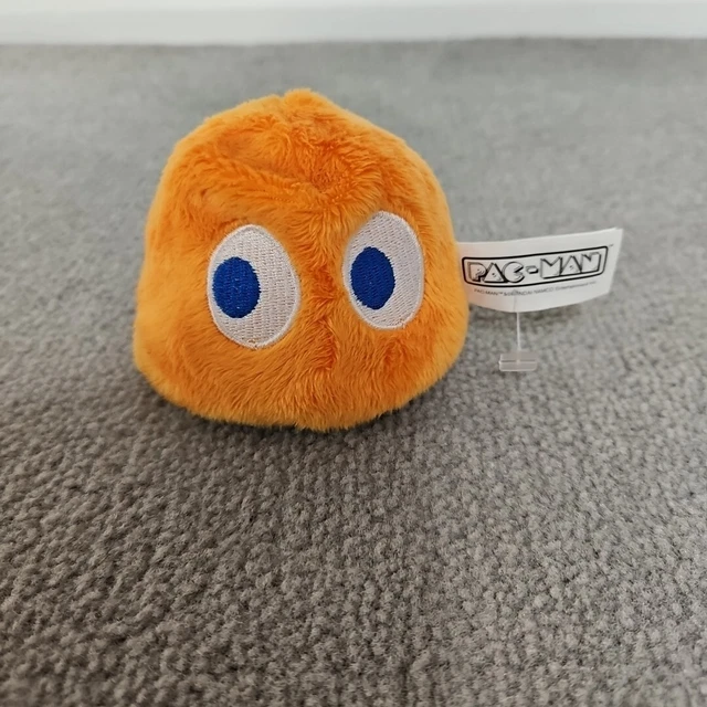 PACMAN NWT REVERSIBLE ghost orange Clyde soft toy plush £9.89 - PicClick UK
