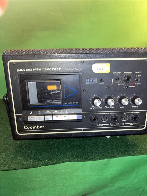 VINTAGE COOMBER 2025-1 PA Cassette Player School Classroom 1980s Prop ...