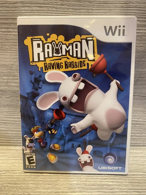 NINTENDO WII : Rayman Raving Rabbids Video game complete with manual £9 ...