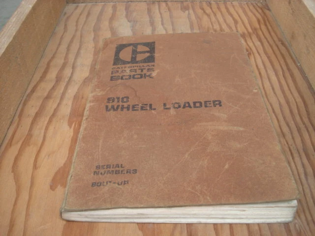 CATERPILLAR 910 WHEEL Loader Parts Book Serial Numbers 80U1-up Form ...