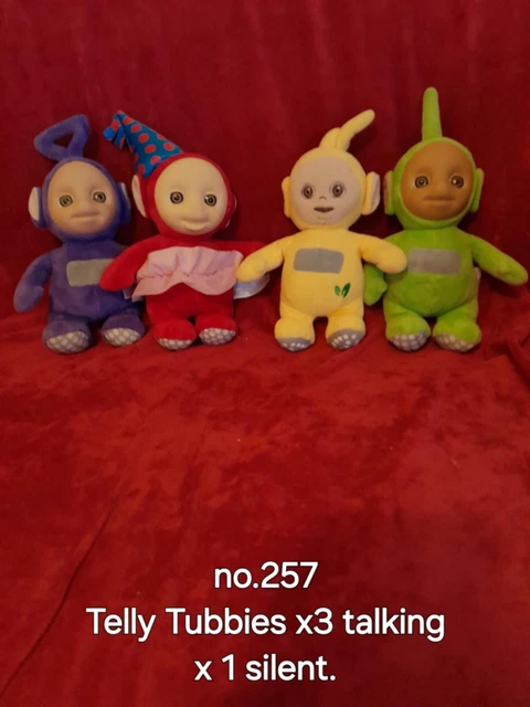 TELETUBBIES PLUSH SOFT Toy Bundle Tinky Winky Dipsy Laa-Laa Po Cbeebies ...