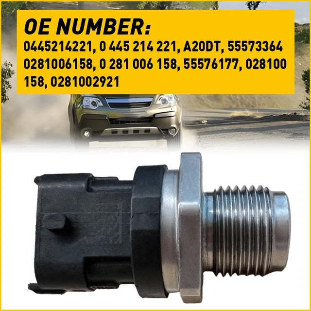 FOR IVECO DAILY 2.3 3.0 Vauxhall Fuel Rail High Pressure Sensor ...