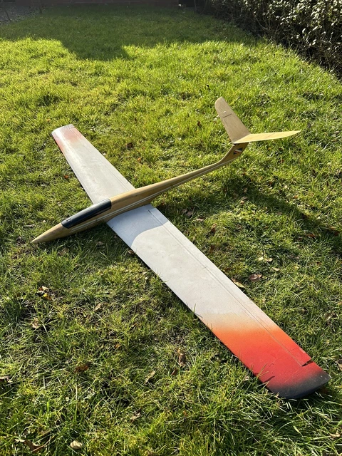 VINTAGE RADIO CONTROLLED glider slope soarer RC Y wing EUR 57,24 ...