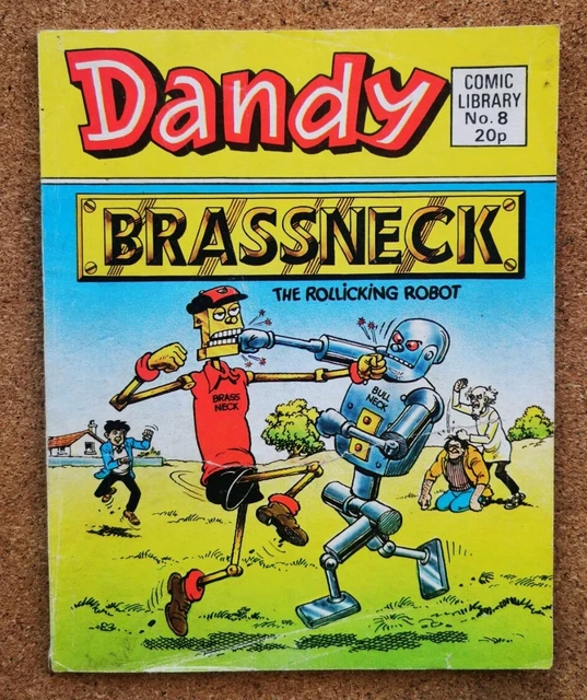 DANDY MINI PICTURE Story Comic Library #008 BRASSNECK Rollicking Robot ...