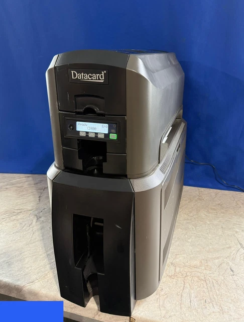 DATACARD CD800 CLM ID Card Printer Embosser w/ AC Adapter - Top Powers ...
