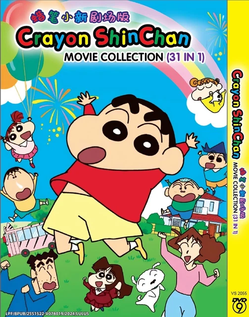 ANIME DVD CRAYON Shin-Chan Movie Collection 31 In 1 Region All + Free ...