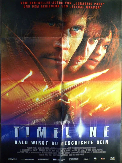 TIMELINE - GERARD Butler - Paul Walker - Videoposter A1 84x60cm ...