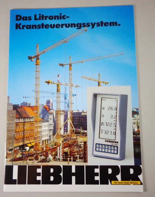 PROSPECTUS / BROCHURE Liebherr Le Litronic Kransteuerungssystem Support ...