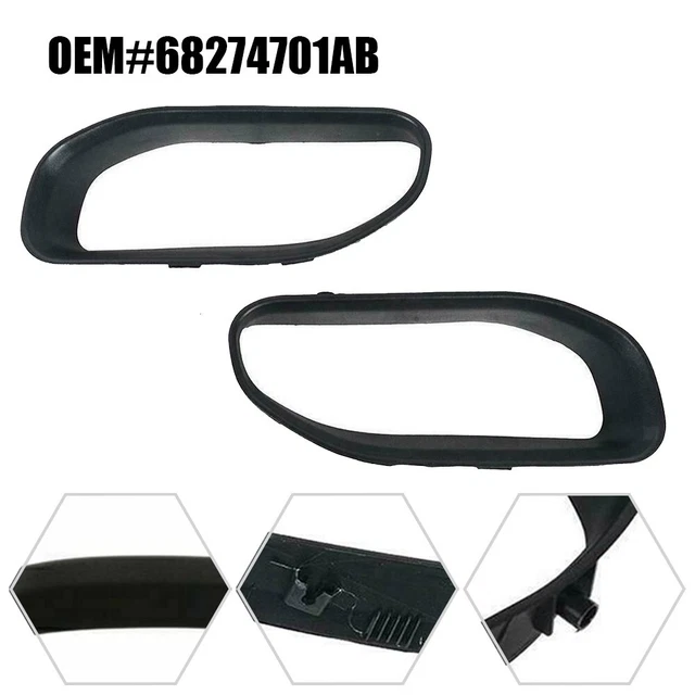 CROCHET REMORQUAGE CADRE Kit OEM 68274701AB Crochet Remorquage Bordure ...