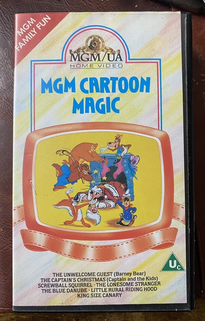 MGM CARTOON MAGIC VHS Tape 1986 RARE £7.49 - PicClick UK