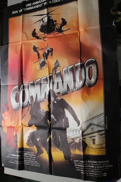 ANCIENNE AFFICHE CINEMA Commando 1982 Judy Davis Richard Widmark 120/160 EUR 9,99 - PicClick FR