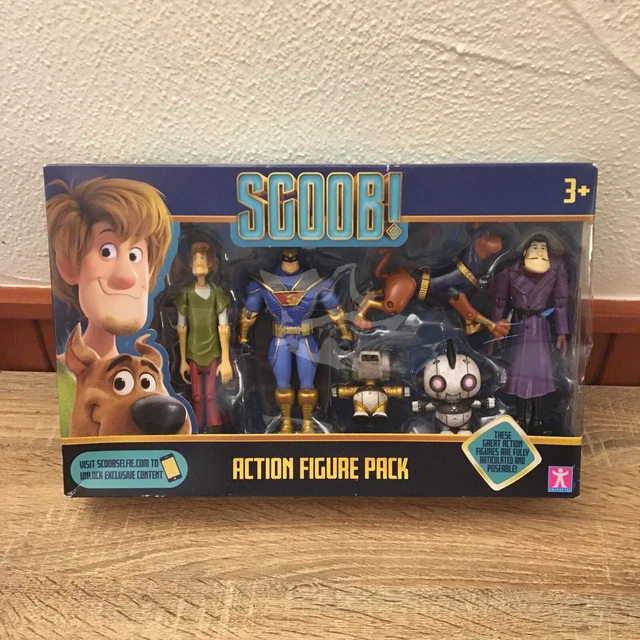 SCOOBY DOO SCOOB! Action Figure Set 6 Articulated Scooby Figures Toy £9 ...