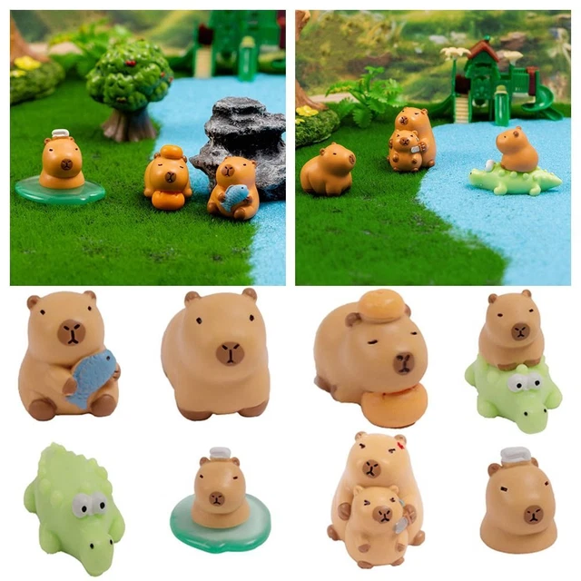 MULTICOLORE STATUE DE Capybara de dessin animé Fête Festival EUR 3,23 ...