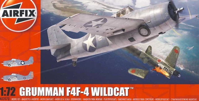 AIRFIX GRUMMAN F4F-4 Wildcat VMF-223 US Marine Corps VF-6 - 1:72 EUR 19 ...