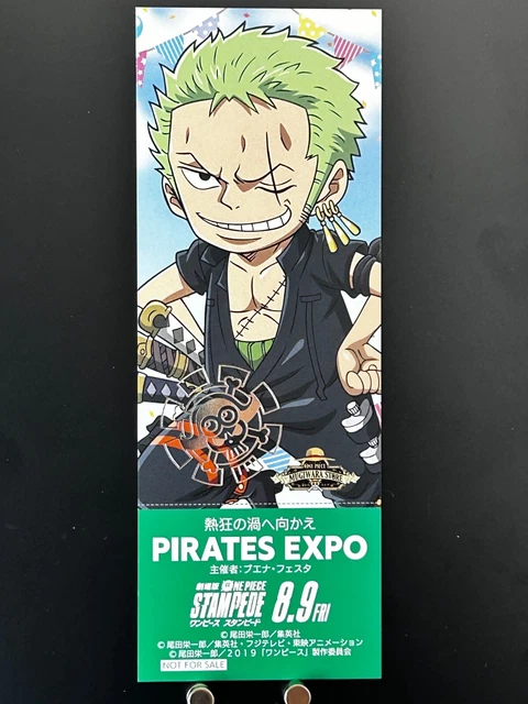 RORONOA ZORO ONE PIECE Bookmark Pirates Expo limité du JAPON japonais ...