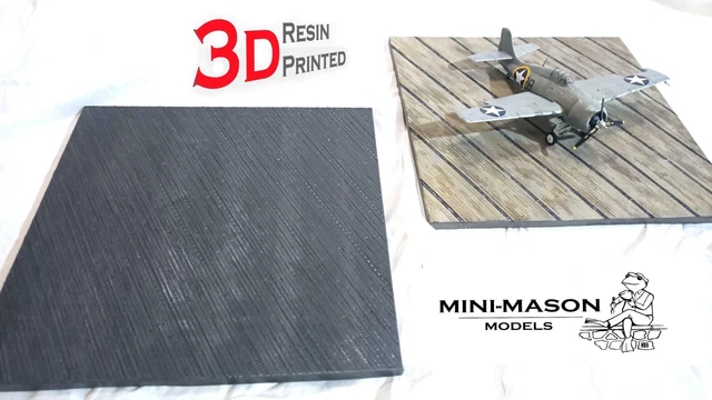 1/72 SCALE WW2 US Aircraft Carrier Display / Diorama Base for Model ...