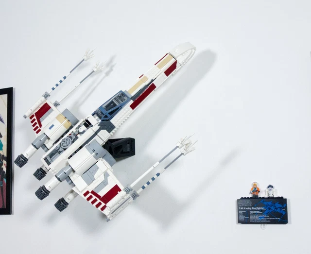 STAR WARS UCS X-WING, wall mount per lego montaggio a muro staffa ...