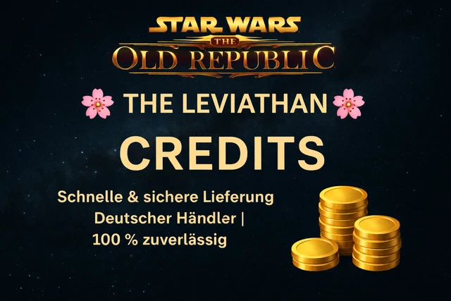 🌸 STAR WARS (SWTOR) 🌸 The Leviathan 🌸 250 Mil Credits 🌸 EUR 13,90 ...