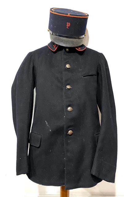 MILITAIRE UNIFORME DE la Poste et Télégraphe Képi, veste post ww2 Année ...