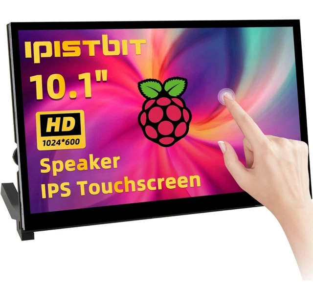 RASPBERRY PI SCREEN, 10.1 Inch Touchscreen Monitor, IPS 1024×600, 10.1 ...