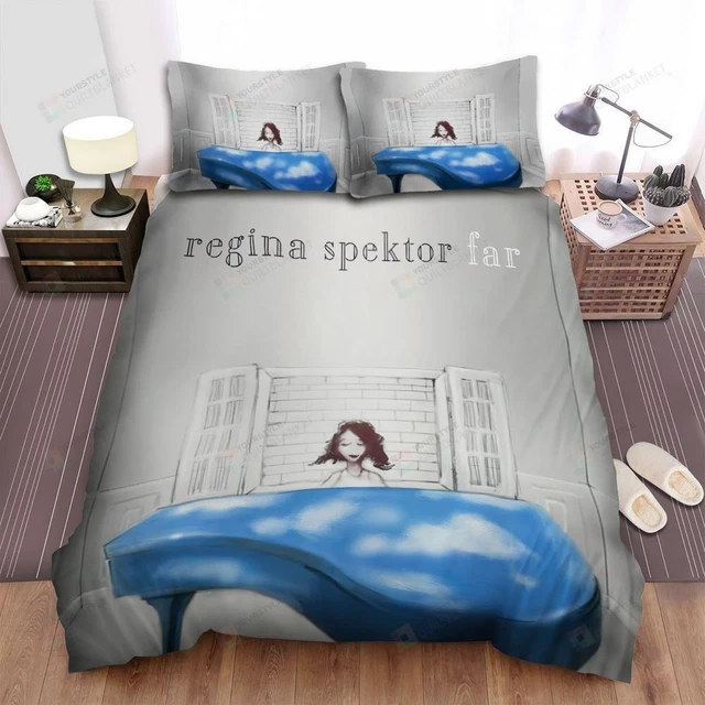 REGINA SPEKTOR FAR Album Blue Piano Quilt Duvet Cover Set King ...