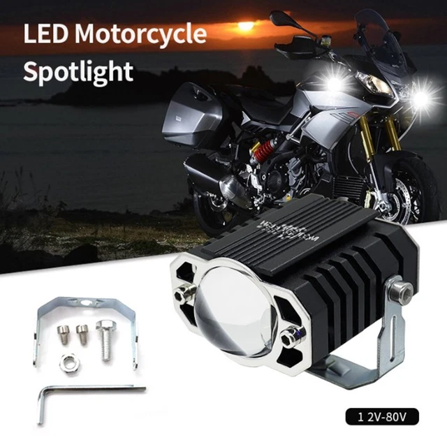 Led Headlight Car Headlight 12v 80v 30w Electric Motorcycle Spotlight