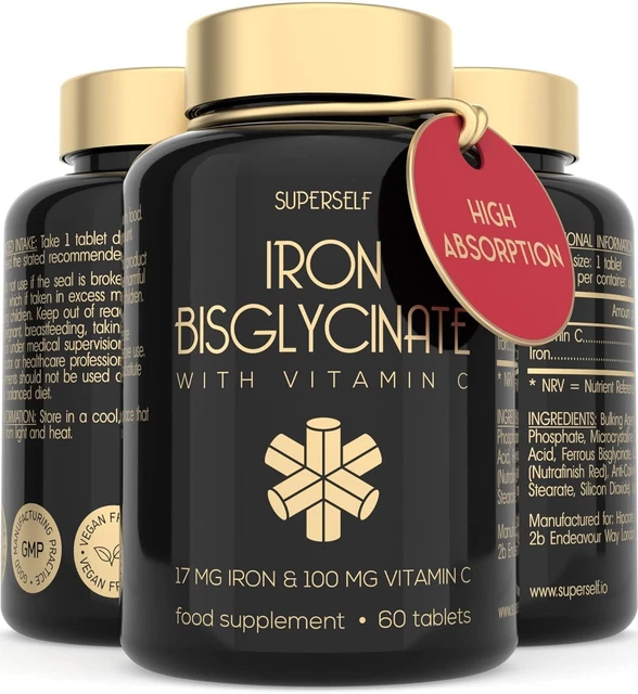 GENTLE IRON TABLETS 17Mg - High Strength Iron Supplements for Women ...