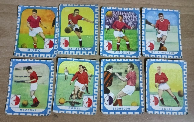 LOTTO DI 8 Figurine " Bari " Ed Cicogna 61/62 EUR 22,50 - PicClick IT