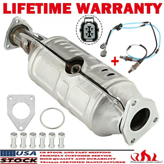 CATALYTIC CONVERTER WITH Up & Downstream O2 Sensor For 03-07 Honda ...