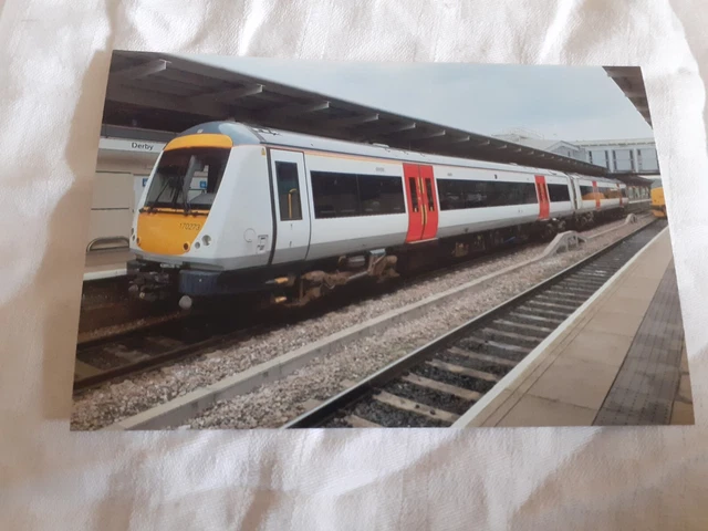 6X4 PHOTO OF EMR/ex TFW Class 170-170273 at Derby £1.40 - PicClick UK