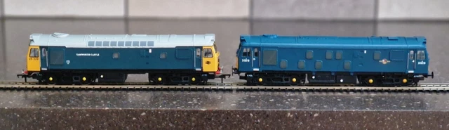 2 BACHMANN BRANCHLINE BR Blue Class 25 Diesel Locomotives 32-326Z & 32 ...