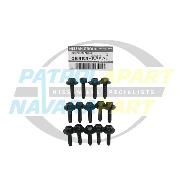 GENUINE NISSAN PATROL GQ GU TD42 Rocker Cover Bolt Set of 14 $45.31 ...
