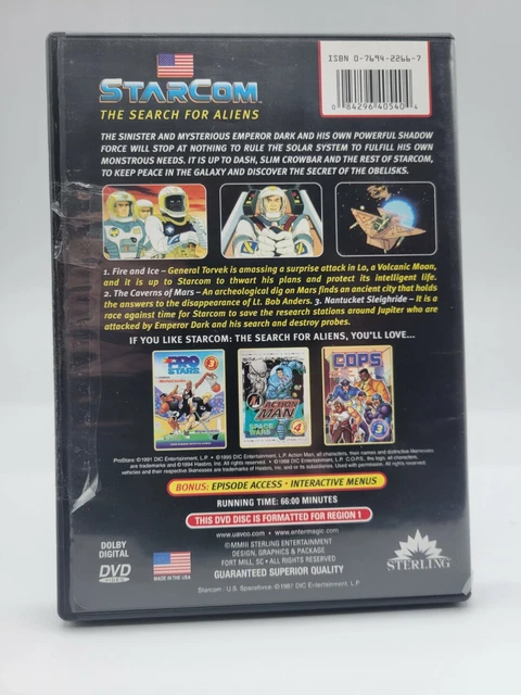STARCOM: THE SEARCH For Aliens DVD 1987 Cartoon DIC Entertainment ...