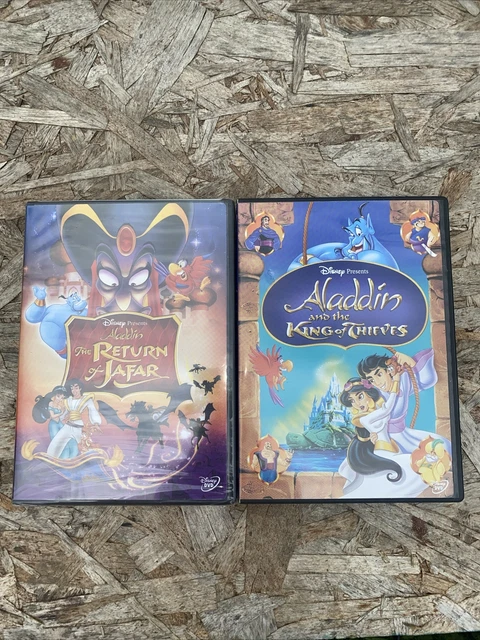 WALT DISNEY ALADDIN 2 & 3 Sequel Return Of Jafar & King of Thieves DVD 2005 Lot £18.84 - PicClick UK