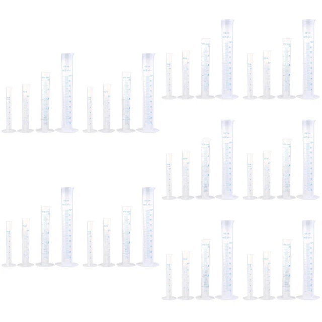 MEASURING CONTAINER PLASTIC Measuring Cylinder Vessel Tools Scale £11. ...