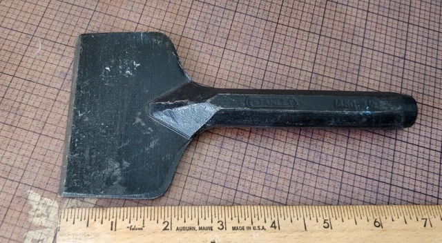 STANLEY MASONRY / Brick Chisel model 1450, 3 1/2" Blade, USA - Unused ...