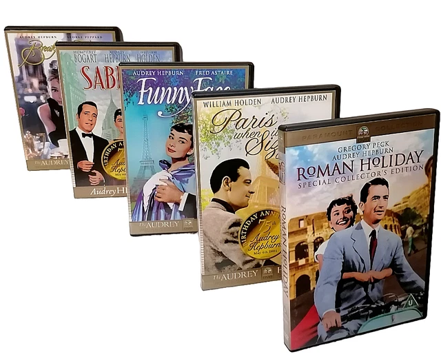 AUDREY HEPBURN SPECIAL DVD Collection Box 5 Film 75th Anniversary ...